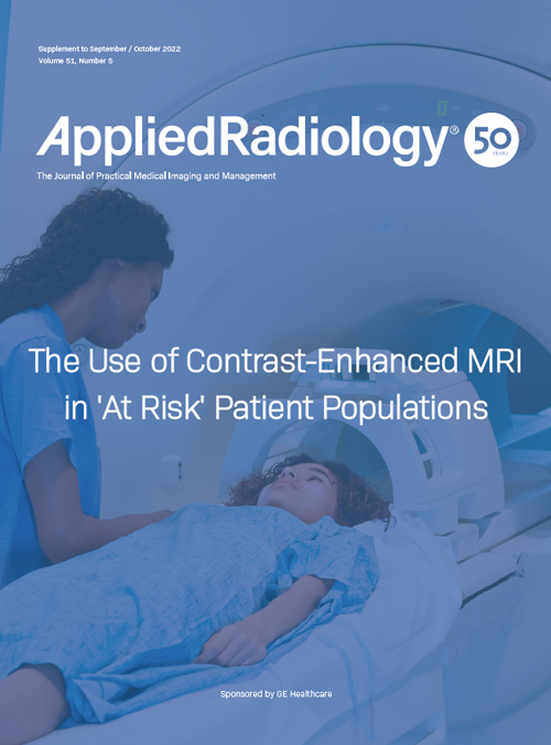 Use of Contrast-Enhanced MRI in 'At Risk' Patient Populations